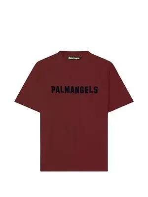 Palm Angels Logo-print T-shirt - Red