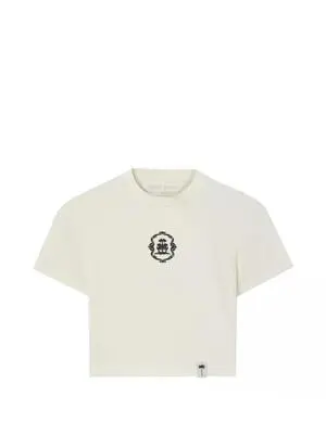 Palm Angels Lions Herald Cropped T-shirt