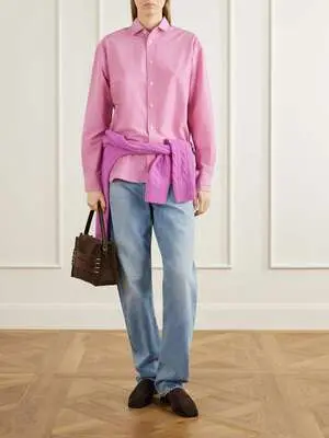 Polo Ralph Lauren Cotton And Silk-blend Shirt