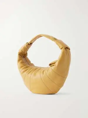 LEMAIRE Mini Fortune Croissant Paneled Leather Shoulder Bag