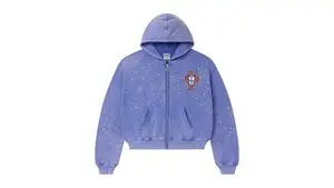 VALE FOREVER Sea Clustered Zip Up Hoodie