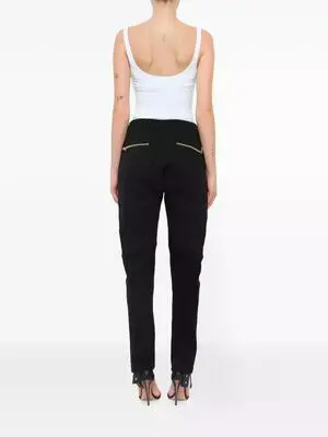 Balmain Button-detail Jersey Zip-pocket Trousers
