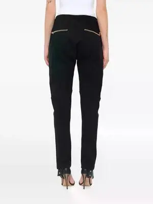 Balmain Button-detail Jersey Zip-pocket Trousers