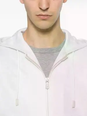 Eleventy Sleeveless Zip-up Hoodie