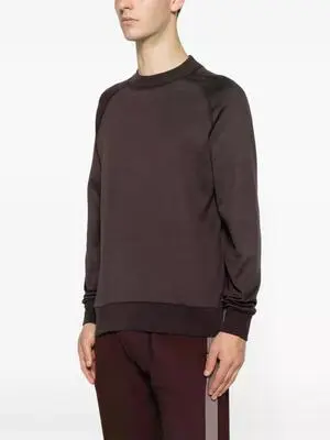 Eleventy Raglan-sleeve Side-stripe Sweatshirt