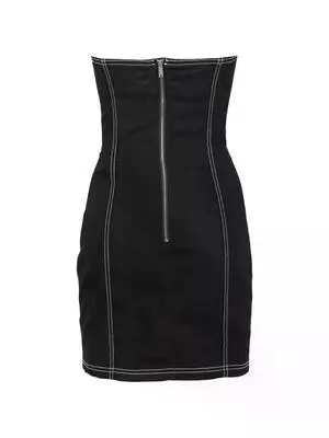 Dsquared2 Lace-up Strapless Dress
