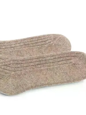 LA ROSE Cable-knit Socks
