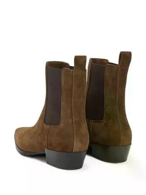 STRATEGIA SHOES Suede Ankle Boots