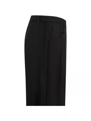 Sacai Belted Pleated Tailored Trousers
