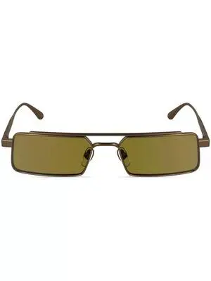 Calvin Klein Rectangle-frame Sunglasses - Gold