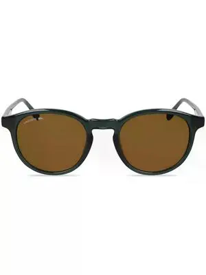 Lacoste L6030s Round-frame Sunglasses - Green