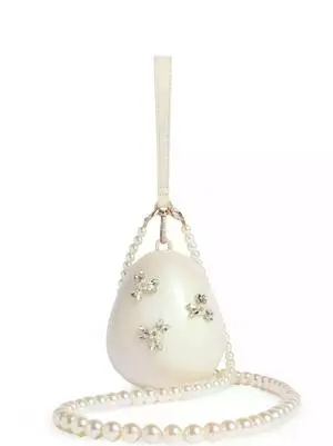 Simone Rocha Micro Egg Embellished Clutch Bag