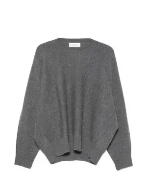 LISA YANG Haily Short-sleeve Sweater - Grey