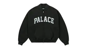 PALACE Pigment College Bomber - Black