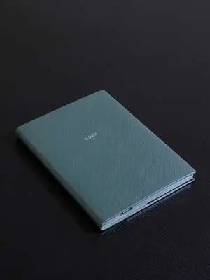 Smythson 2027 Soho Panama Cross-grain Leather Diary - Green