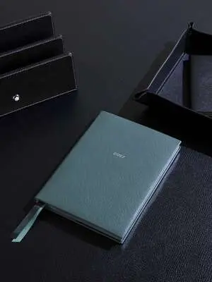 Smythson 2027 Soho Panama Cross-grain Leather Diary