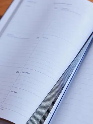 Smythson 2027 Soho Panama Cross-grain Leather Diary