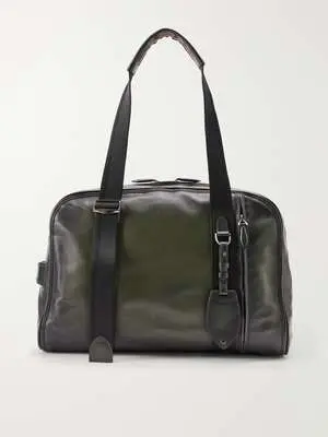 Berluti Fly 24h Leather Weekend Bag - Green