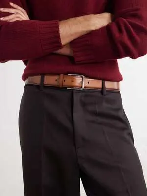 Berluti 3.5cm Venezia Leather Belt