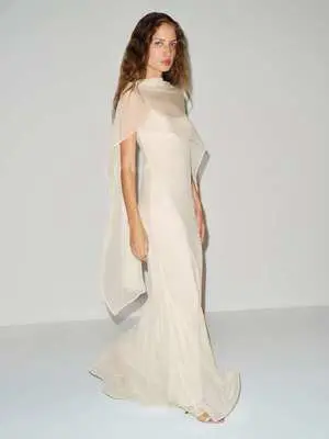 REFORMATION Rida Silk Chiffon Dress