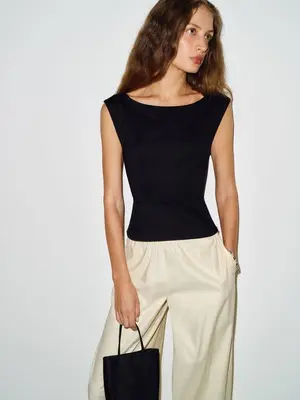 REFORMATION Elina Knit Top