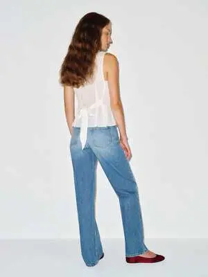 REFORMATION Ella-jane Top - Ivory