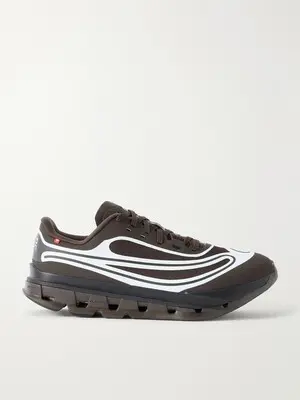 On Cloudflow 5 Ad Fast Mesh-trimmed Shell Sneakers - Brown