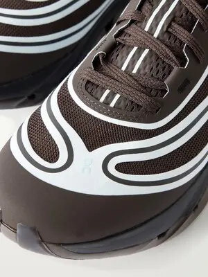 On Cloudflow 5 Ad Fast Mesh-trimmed Shell Sneakers - Brown