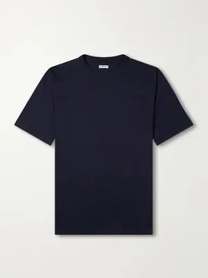 Kiton Cotton-jersey T-shirt - Blue