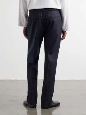 MAISON MARGIELA Straight-leg Virgin Wool Drawstring Trousers