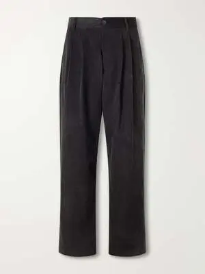 AGOLDE Slater Straight-leg Cotton-moleskin Trousers