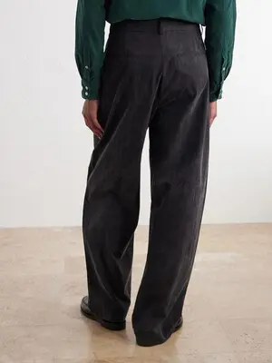 AGOLDE Slater Straight-leg Cotton-moleskin Trousers