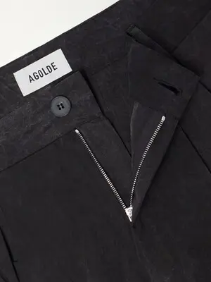 AGOLDE Slater Straight-leg Cotton-moleskin Trousers