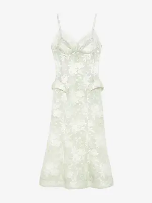 Alexander Mcqueen V Neck Cocktail Dresses