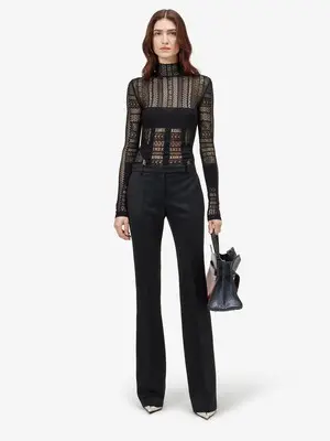 Alexander McQueen Tailored Bootcut Trousers