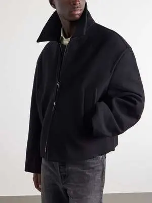 Studio Nicholson Wool And Cashmere-blend Zip-up Blouson Jacket