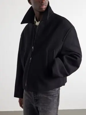 Studio Nicholson Wool And Cashmere-blend Zip-up Blouson Jacket