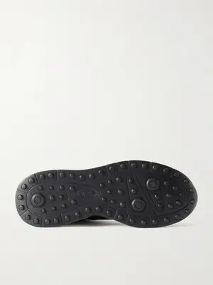 TOD'S Leather-trimmed Suede Sneakers