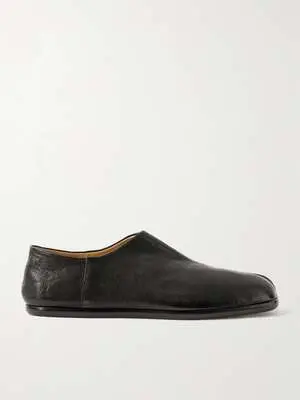 MAISON MARGIELA Tabi Babouche Split-toe Leather Slip-ons