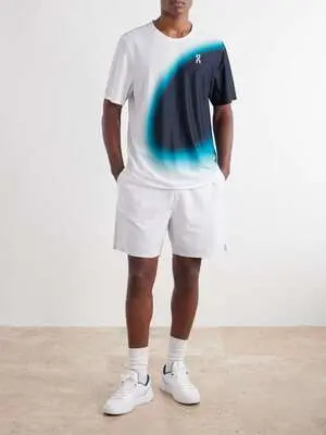 On Court-t Swing Printed Drytec™ Shell Tennis Shirt