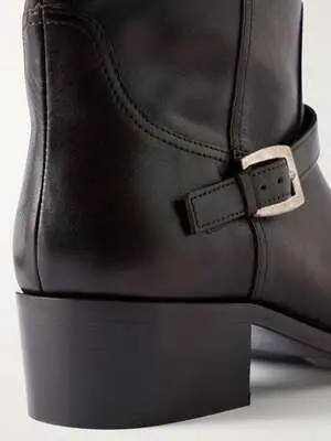 Staud Brooklyn Leather Knee Boots - Brown