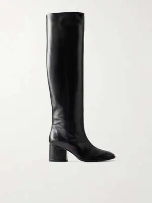 AeydĒ Almut Patent Leather Knee Boots
