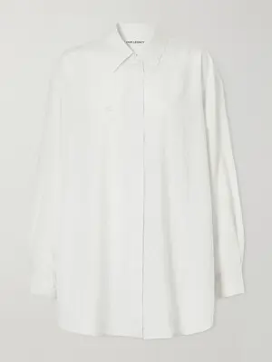 Our Legacy Heirloom Striped Modal-blend Shirt - White