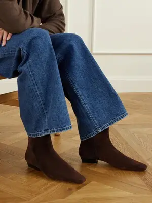 Staud Suede Ankle Boots