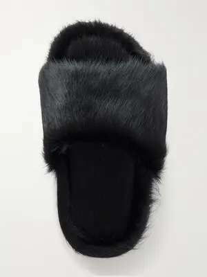 Rick Owens Calf Hair Slides