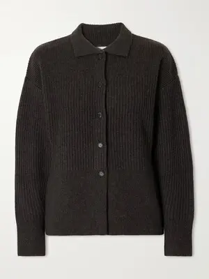 Le Kasha Kalaru Ribbed Cashmere Cardigan - Green