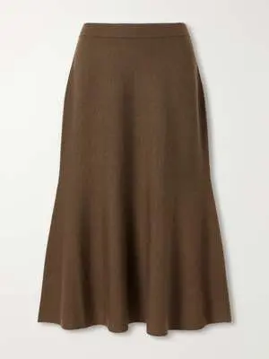Simkhai Wool Midi Skirt
