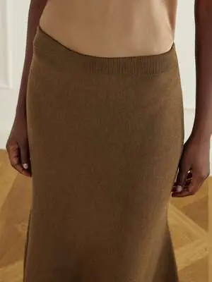 Simkhai Wool Midi Skirt