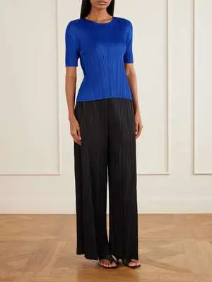 Issey Miyake Bouquet Plissé Wide-leg Pants