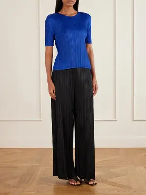 Issey Miyake Bouquet Plissé Wide-leg Pants